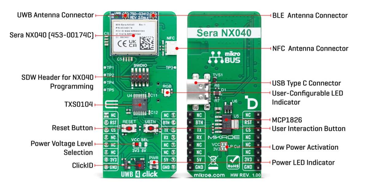 UWB 4 Click - Mikroe | Mouser
